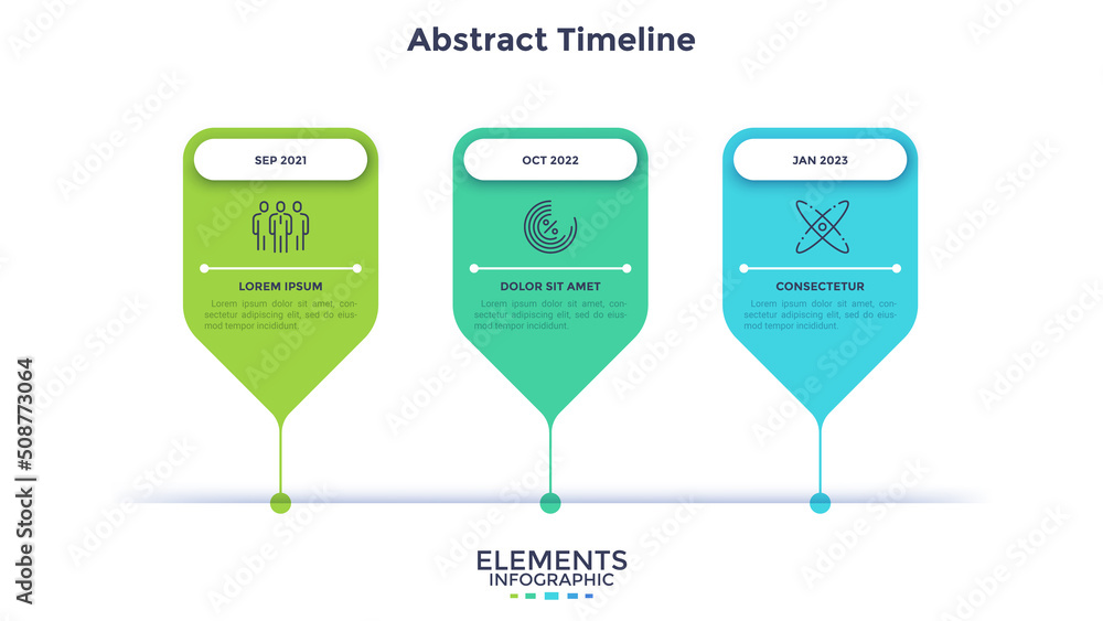 Modern Infographic Vector Futuristic Template Stock Vector | Adobe Stock
