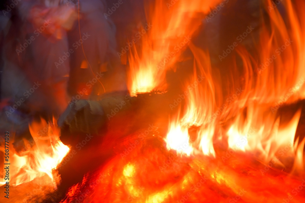Abstract fire background- zoom burst effect Stock Photo | Adobe Stock