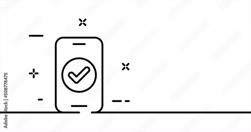 Continuous line art drawing technology. Single line drawing, solid line ...