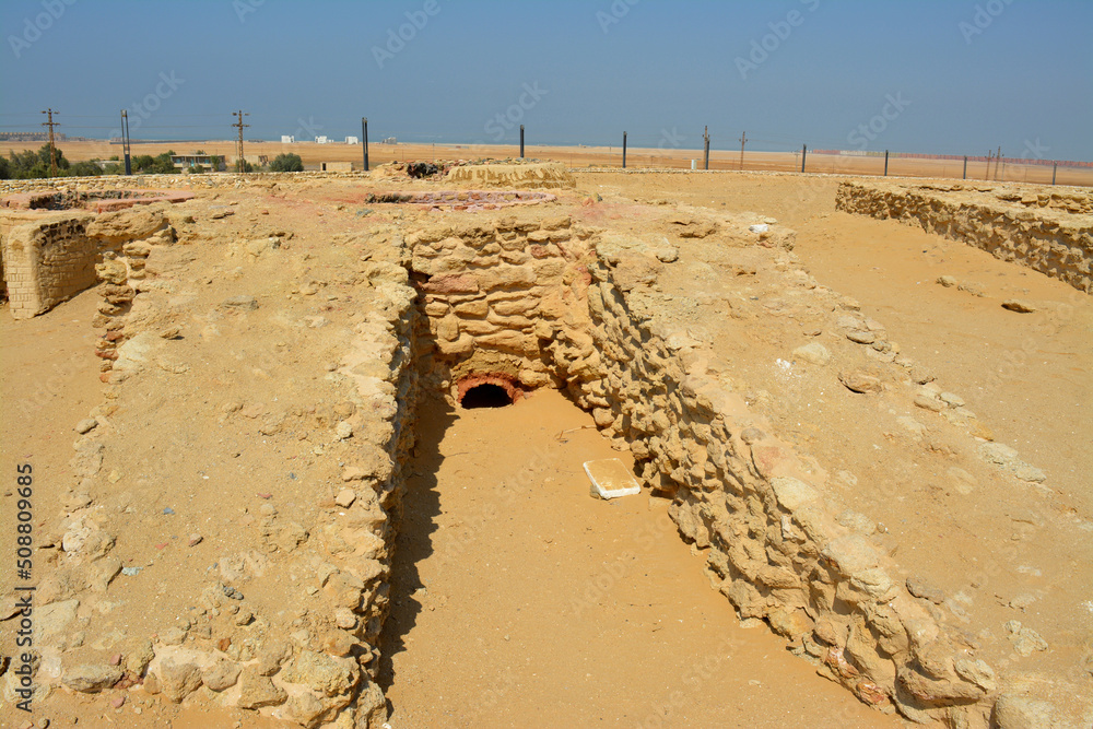 Prophet Moses Springs, Water wells and palms in Sinai Peninsula, Ras ...