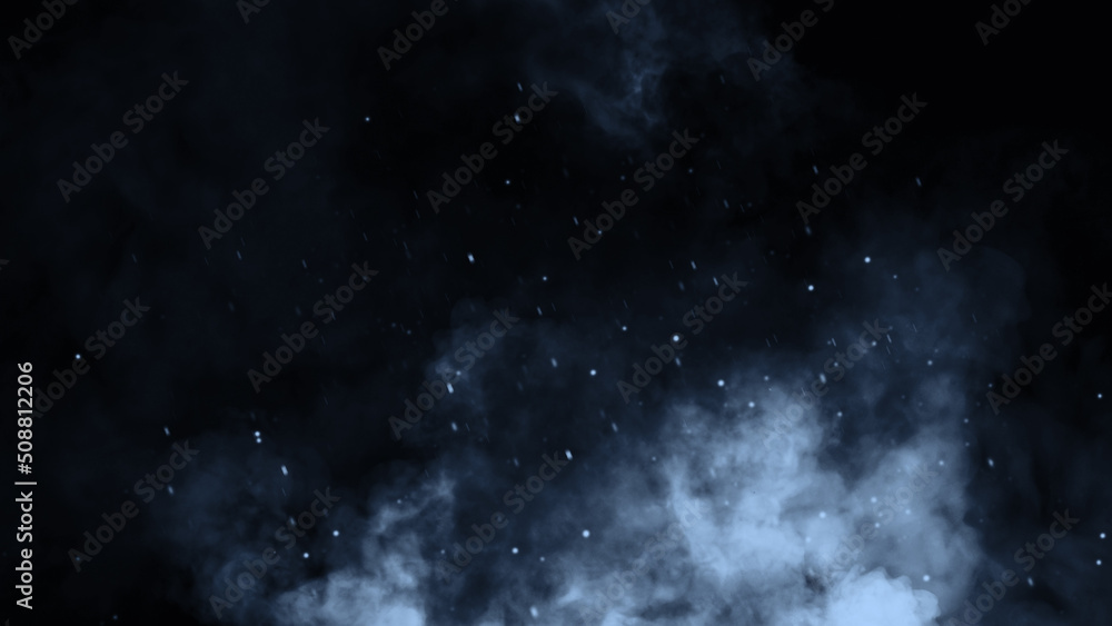 Blue fire embers particles texture overlays . Burn effect on isolated ...