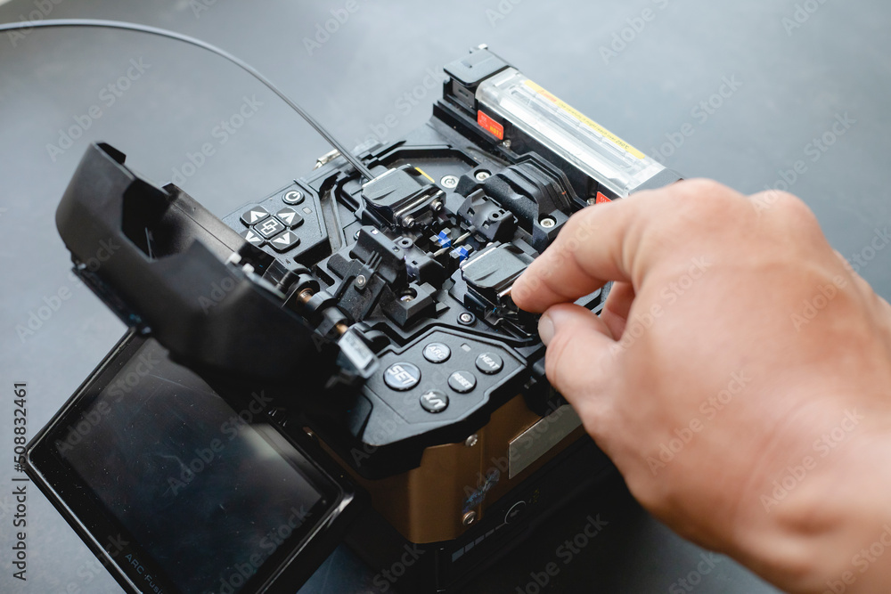 Fusion Splicing Tool, a set of fiber-optic or fiber-optic splicers for ...