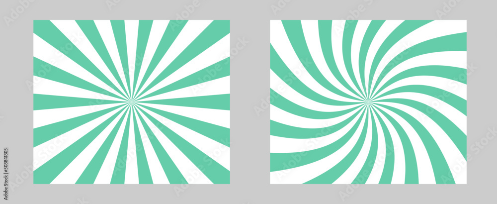 Solar explosion Sun Burst Effect. Vector Sunburst wallpaper. Green ...