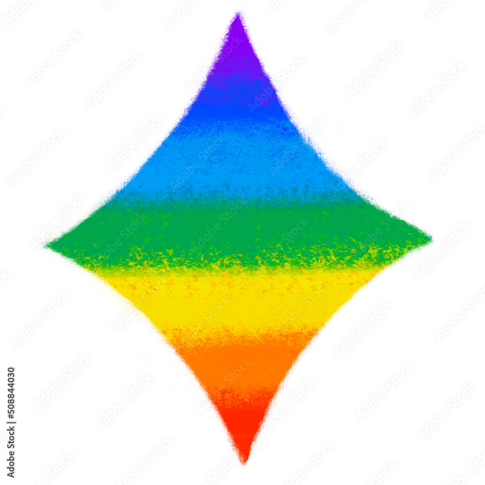 Sparky diamond symbol pride rainbow symbol LGBTQ equality rights hand ...