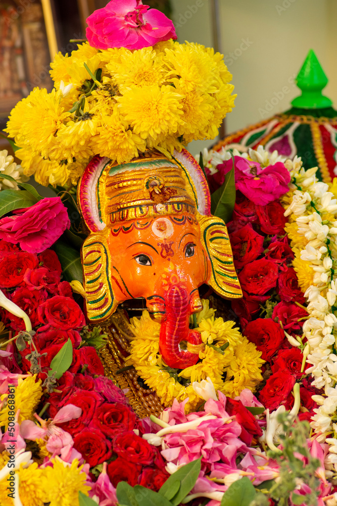 "Vinayaka" and "Ganapati" As the god of beginnings, he is honoured at ...