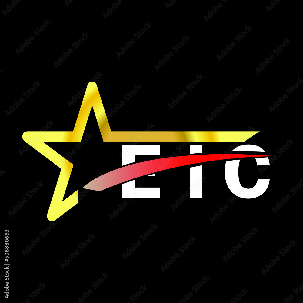 EIC letter logo design. EIC creative letter logo. simple and modern ...