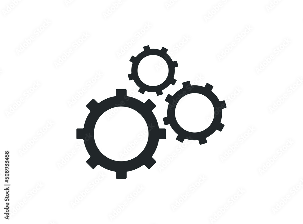 Vetor de gear development icon. Business and finance gear development ...