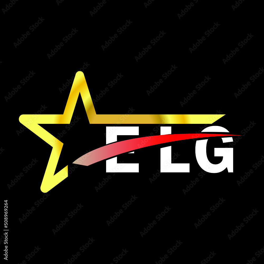 ELG letter logo design. ELG creative letter logo. simple and modern ...