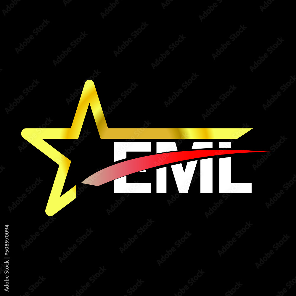 EML letter logo design. EML creative letter logo. simple and modern ...