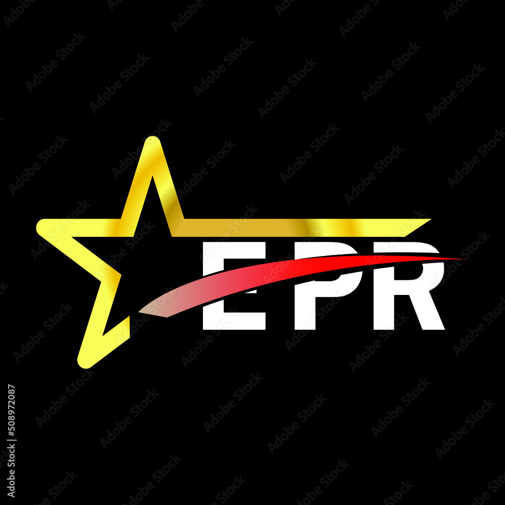 EPR letter logo design. EPR creative letter logo. simple and modern ...