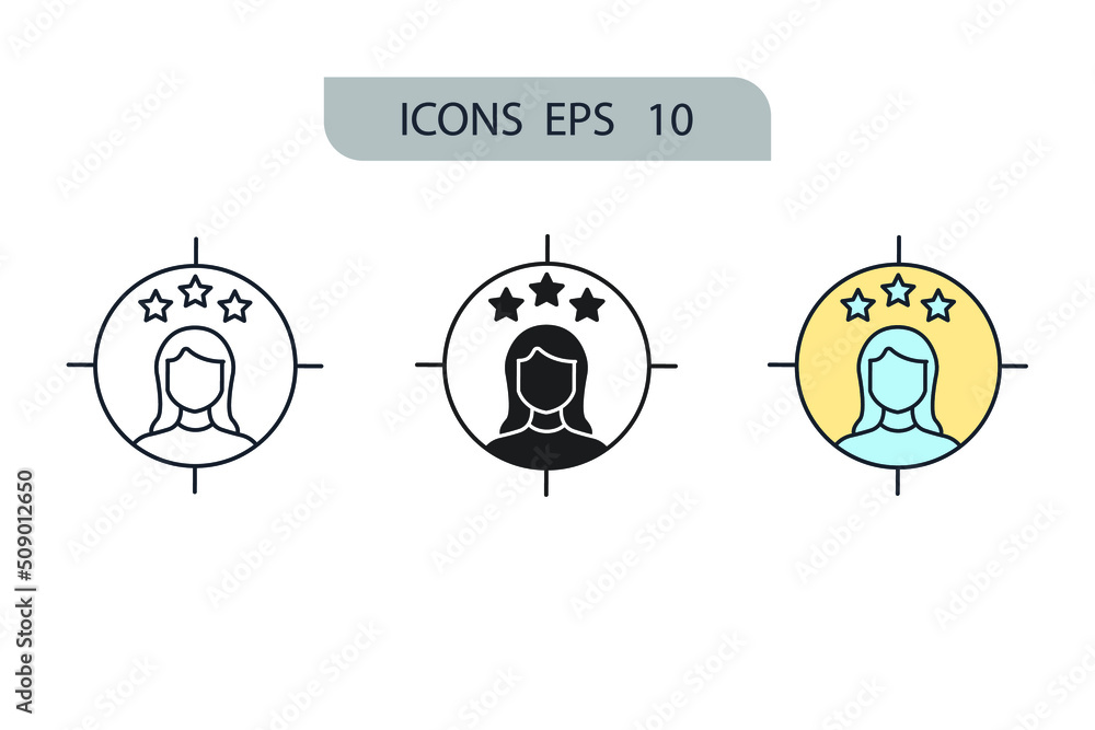 experience icons symbol vector elements for infographic web Stock ...