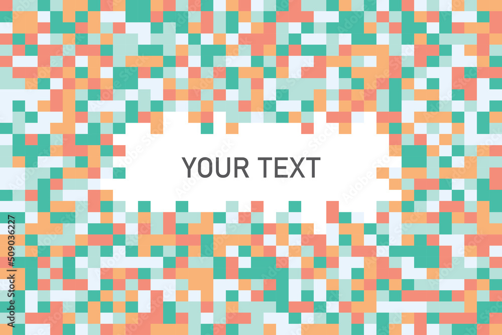 colorful pixelated background with empty space for writing text Stock ...