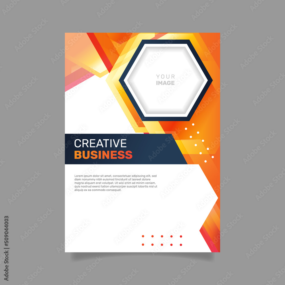 Gradient business workshop poster template. - Vector. Stock Vector ...