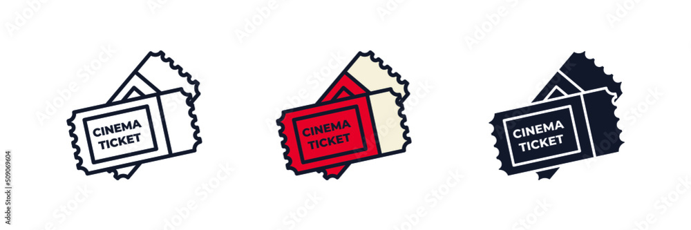 ticket icon symbol template for graphic and web design collection logo ...