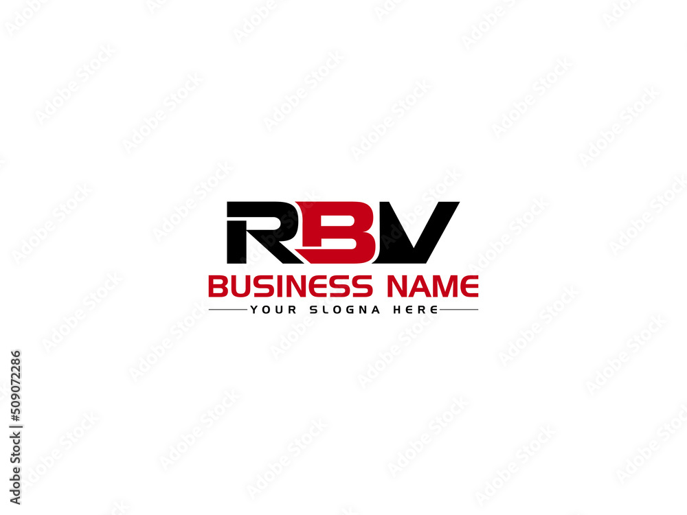 Colorful RBV Logo Icon Design, Letter RB Logo Image Vector Stock For ...