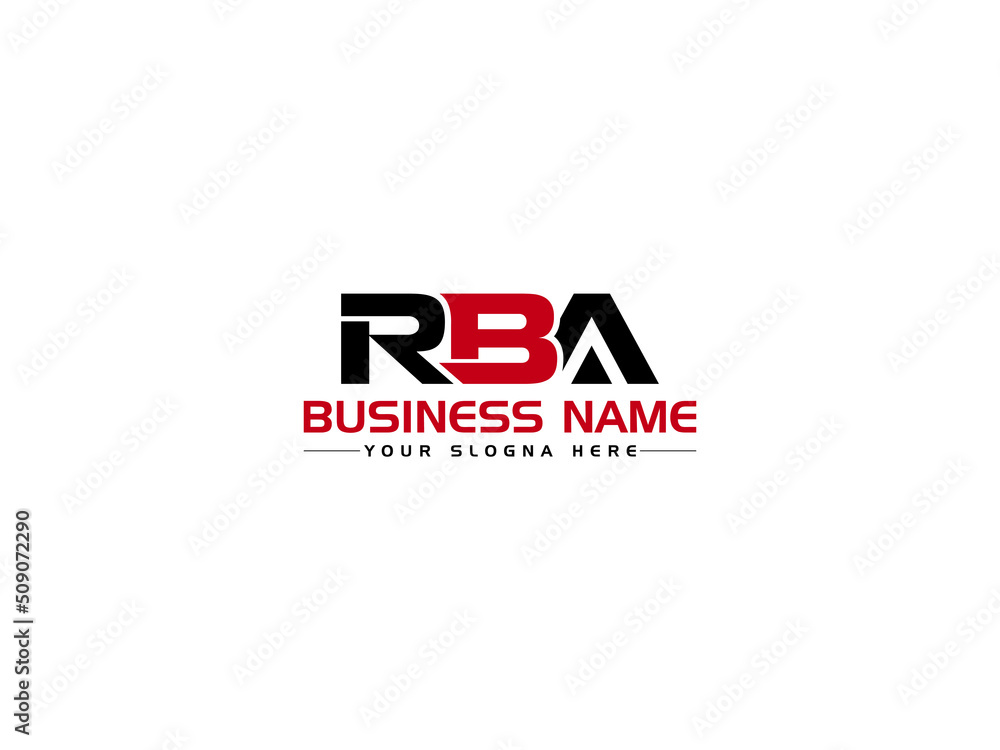 Colorful RBA Logo Icon Design, Letter RB Logo Image Vector Stock For ...