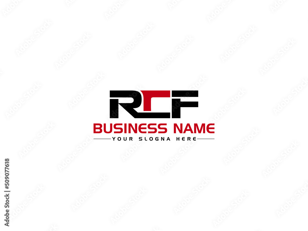Letter RCF Logo Icon Design, Creative RC Logo Letter Vector Art For ...