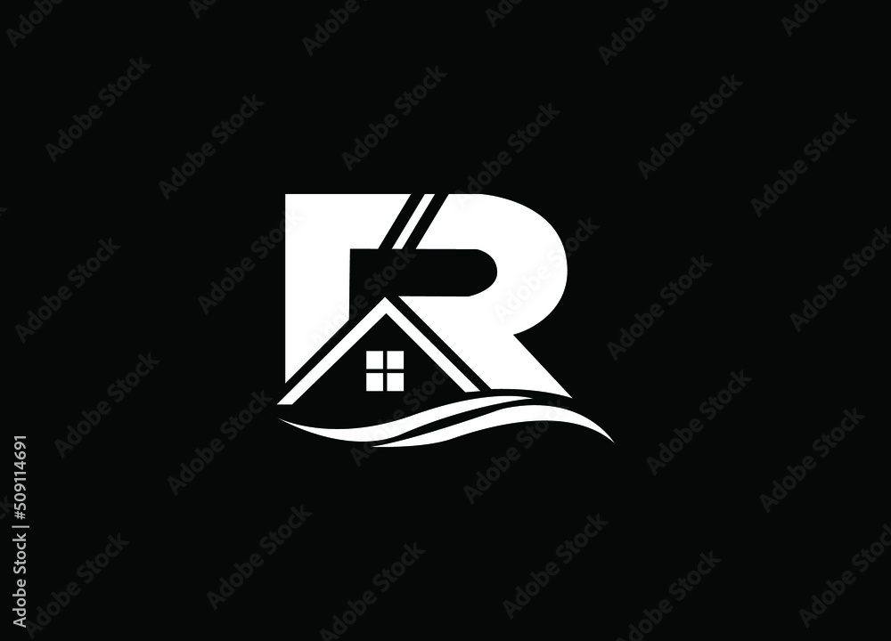 RB logo designed with letter R B in vector format. Stock Vector | Adobe ...