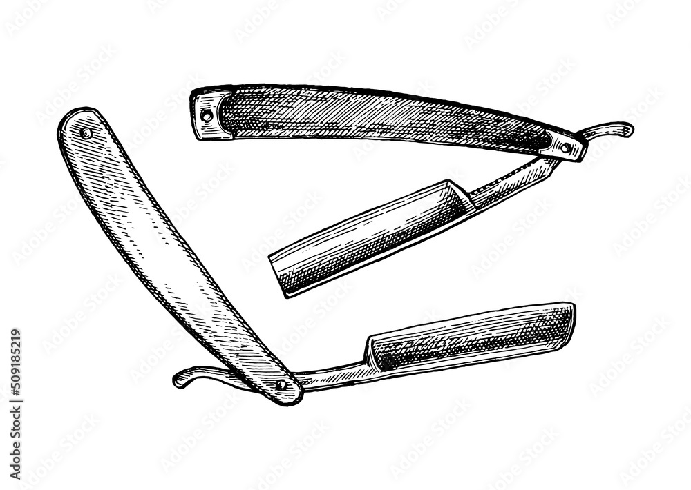 Straight Razor Sketch