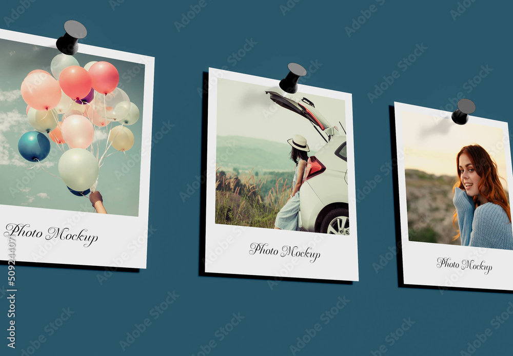 Three Photos Mockup Stock Template | Adobe Stock