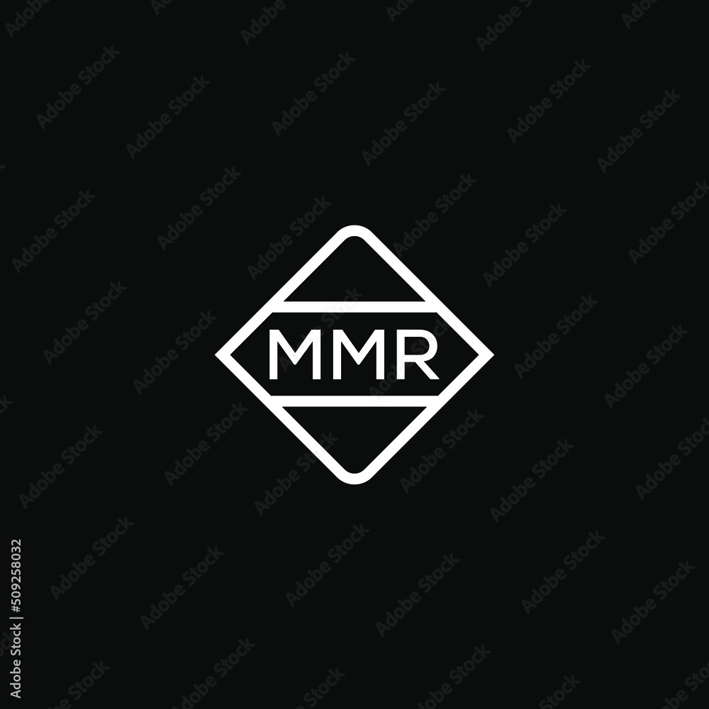 MMR 3 letter design for logo and icon.MMR monogram logo.vector ...