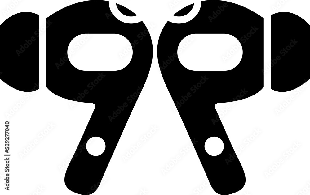 Airpod icon vector. Headphones sign, Airpods pro symbol.eps Stock ...