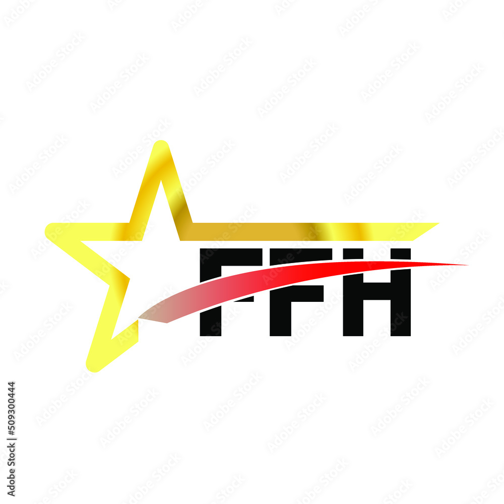 FFH letter logo design. FFH creative letter logo. simple and modern ...