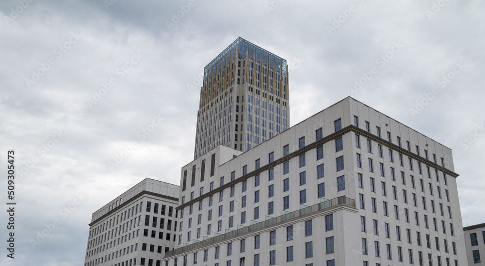 Unity Centre Tower (formerly Szkieletor Kraków). Multifunctional ...