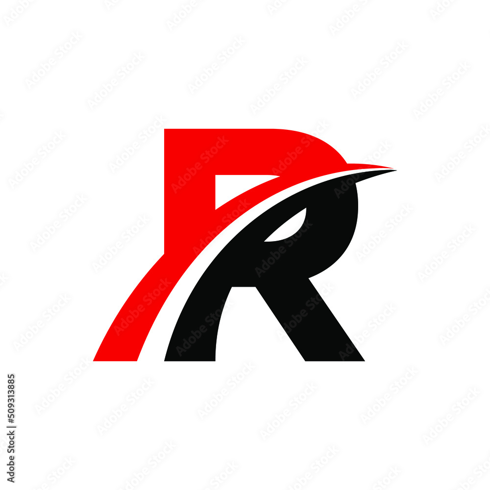 Letter R Street Logo can be use for icon, sign, logo and etc Stock ...
