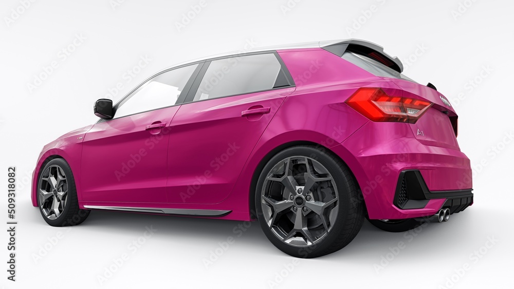 Berlin. Germany. May 12, 2022. Audi A1 S-line 2021. Compact urban ...