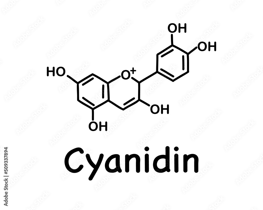Cyanidin is a natural organic compound, a special type of anthocyanidin ...