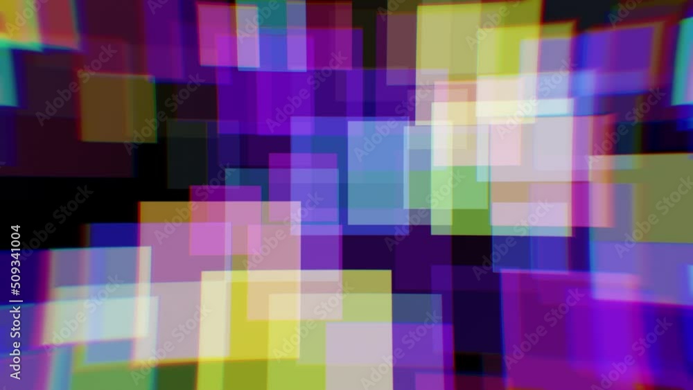 Colorful squares particles. 4k 60 Fps Motion background. Seamless loop ...