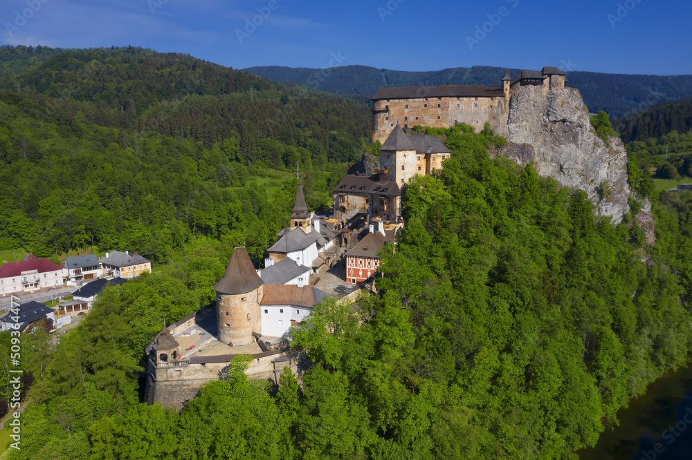 Oravsky Podzamok - Orava Castle. One the most beautiful and largest ...