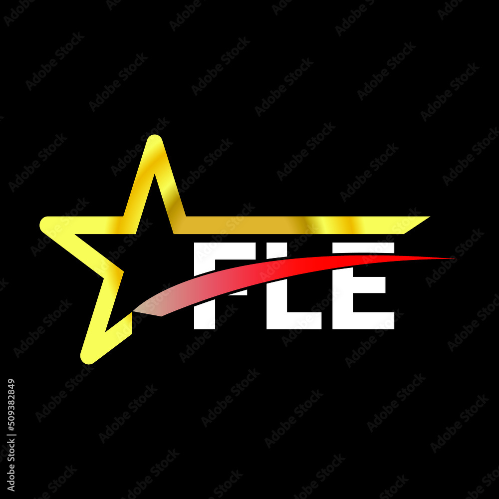 FLE letter logo design. FLE creative letter logo. simple and modern ...