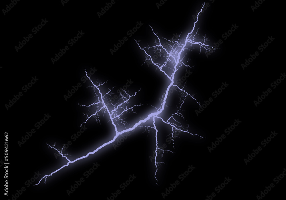 Realistic Lightning Texture Overlay HD Stock Illustration | Adobe Stock