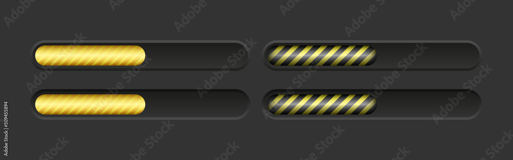 Loading bar. Line of progress or time. Time line. Vector clipart ...