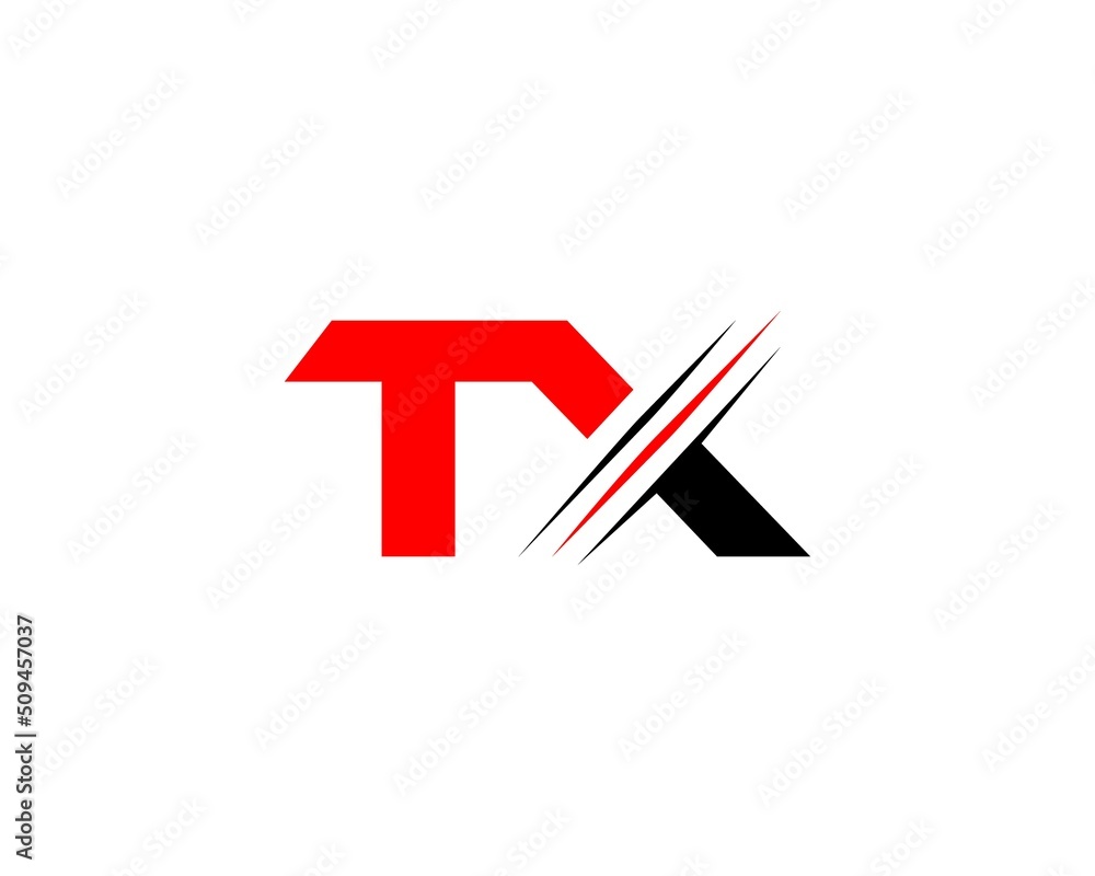 Letter TX Logo Design Idea Concept Vector Symbol illustration. Stock ...