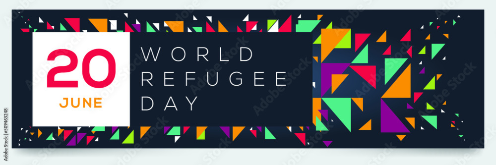 World Refugee Day, held on 20 June. Stock Vector | Adobe Stock