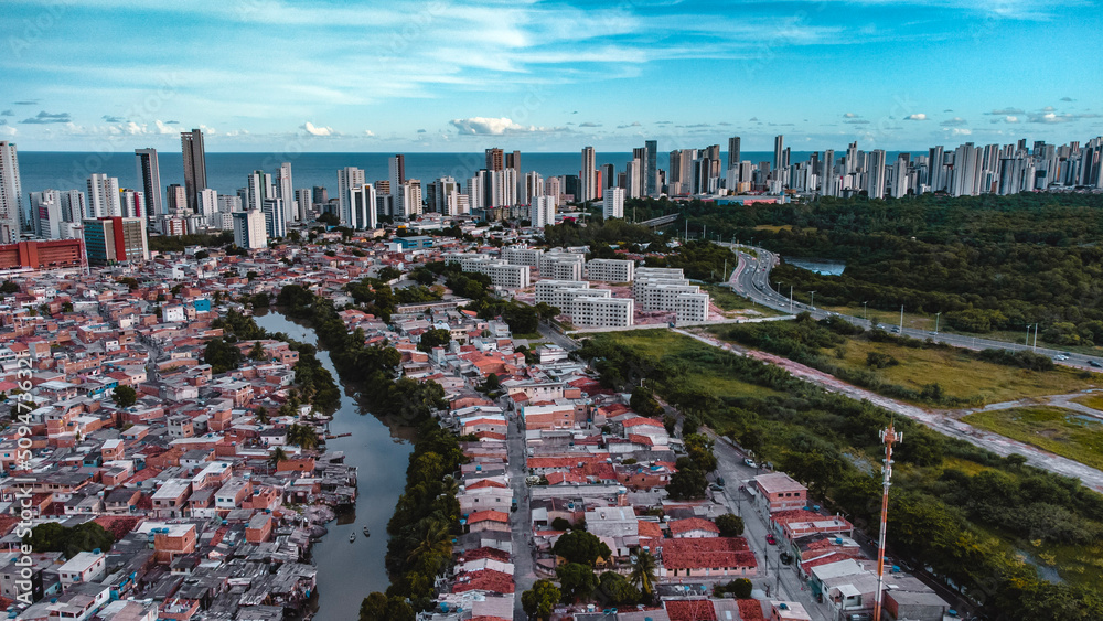 Recife Pernambuco Nordeste RioMar Prédios Casas Pina Cabanga Afogados ...