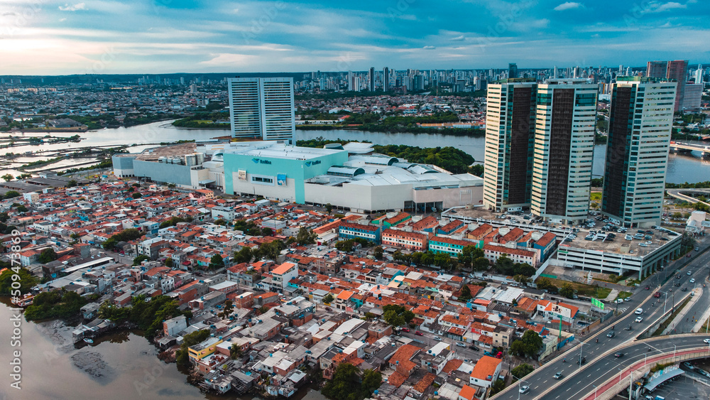 Recife Pernambuco Nordeste RioMar Prédios Casas Pina Cabanga Afogados ...