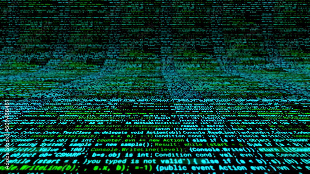 Computer Code Texture