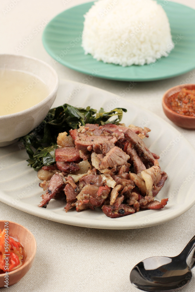Beef Sei Sapi, Indonesia Traditional Smoked Beef Stock Photo | Adobe Stock