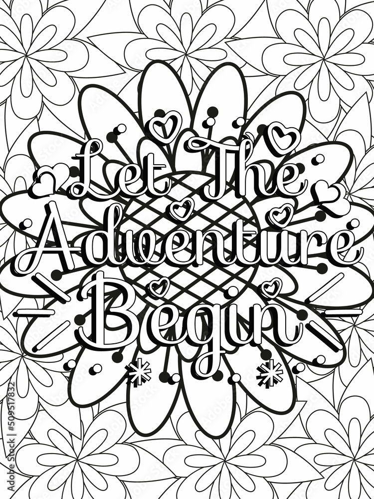 motivational quotes coloring pages design .inspirational words coloring ...