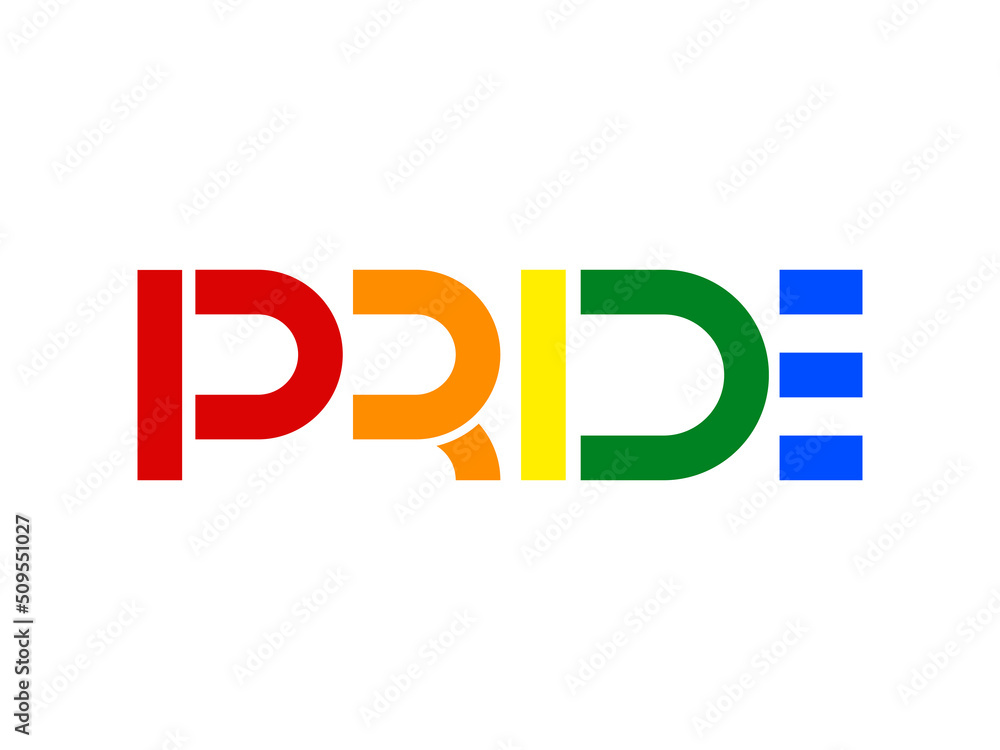 LGBT pride pixel art on white background. template for poster, social ...