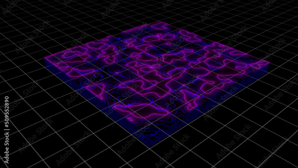 3D Topographic map. Abstract background of topographic map. Contour map ...