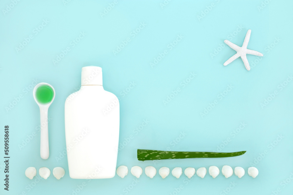 Aloe vera skin and body care plant based beauty treatment with ...