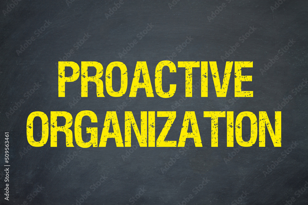 Proactive Organization Stock Photo | Adobe Stock