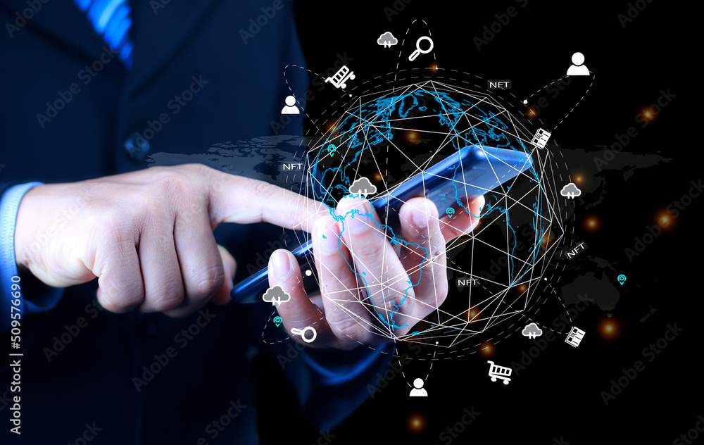 information technology networks Internet connecting wireless devices ...