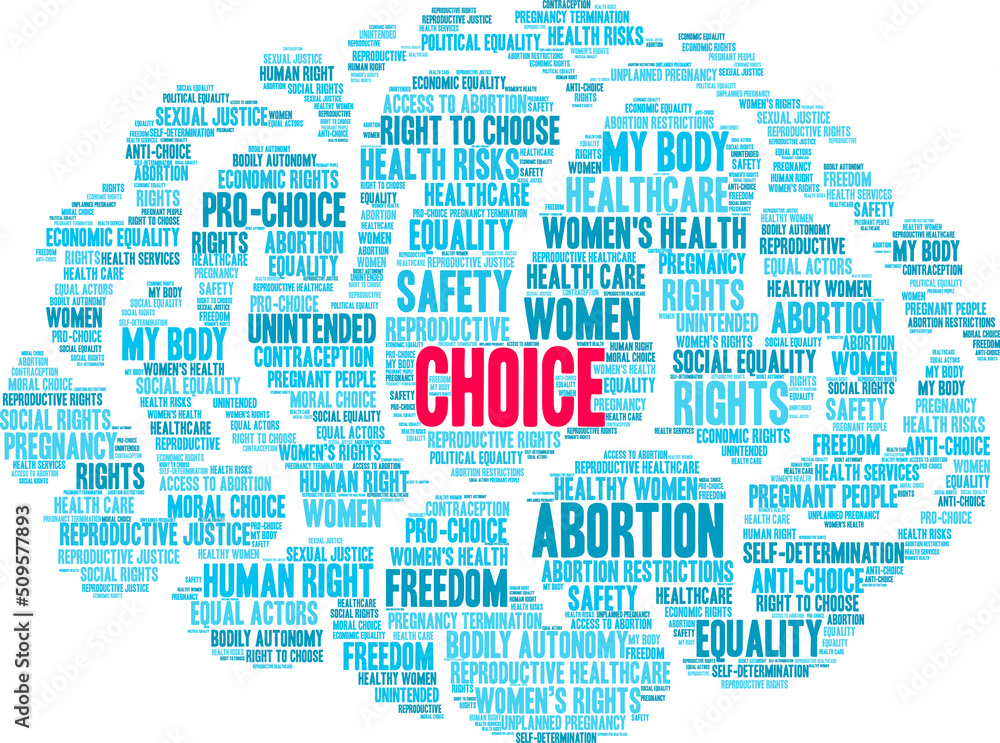 Choice Word Cloud on a white background. Stock Vector | Adobe Stock