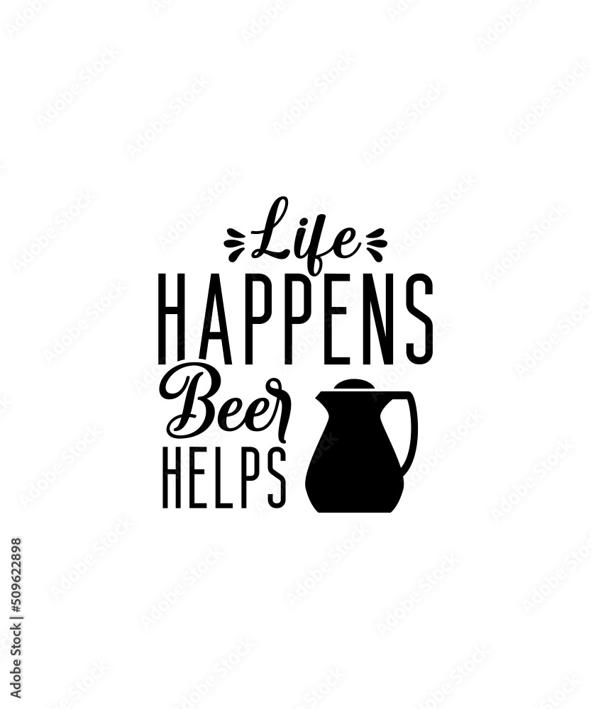 Beer SVG Bundle, beer drinking svg pack cut files, 15 beer quote ...